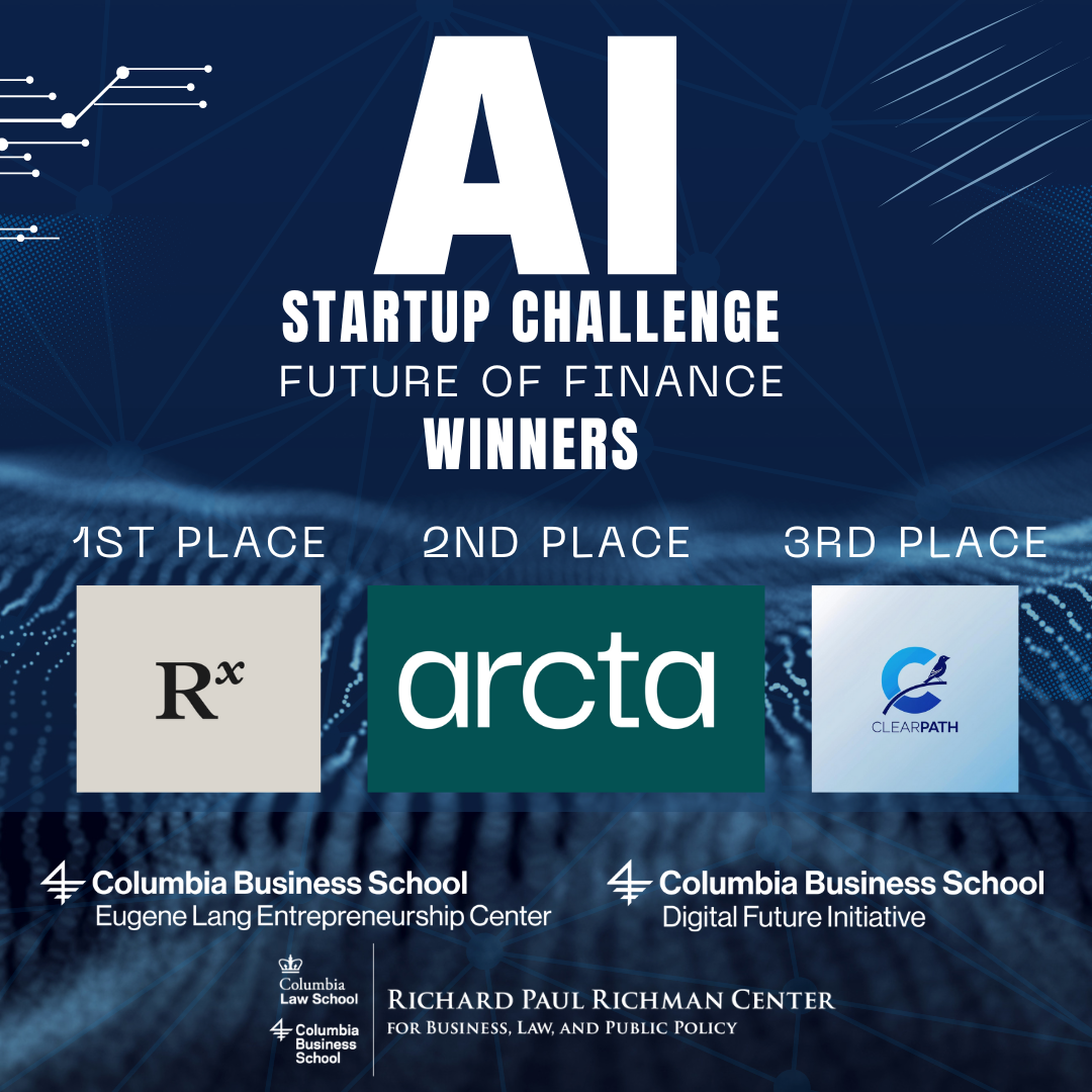 2025 AI Startup Challenge Winners | Columbia Business School